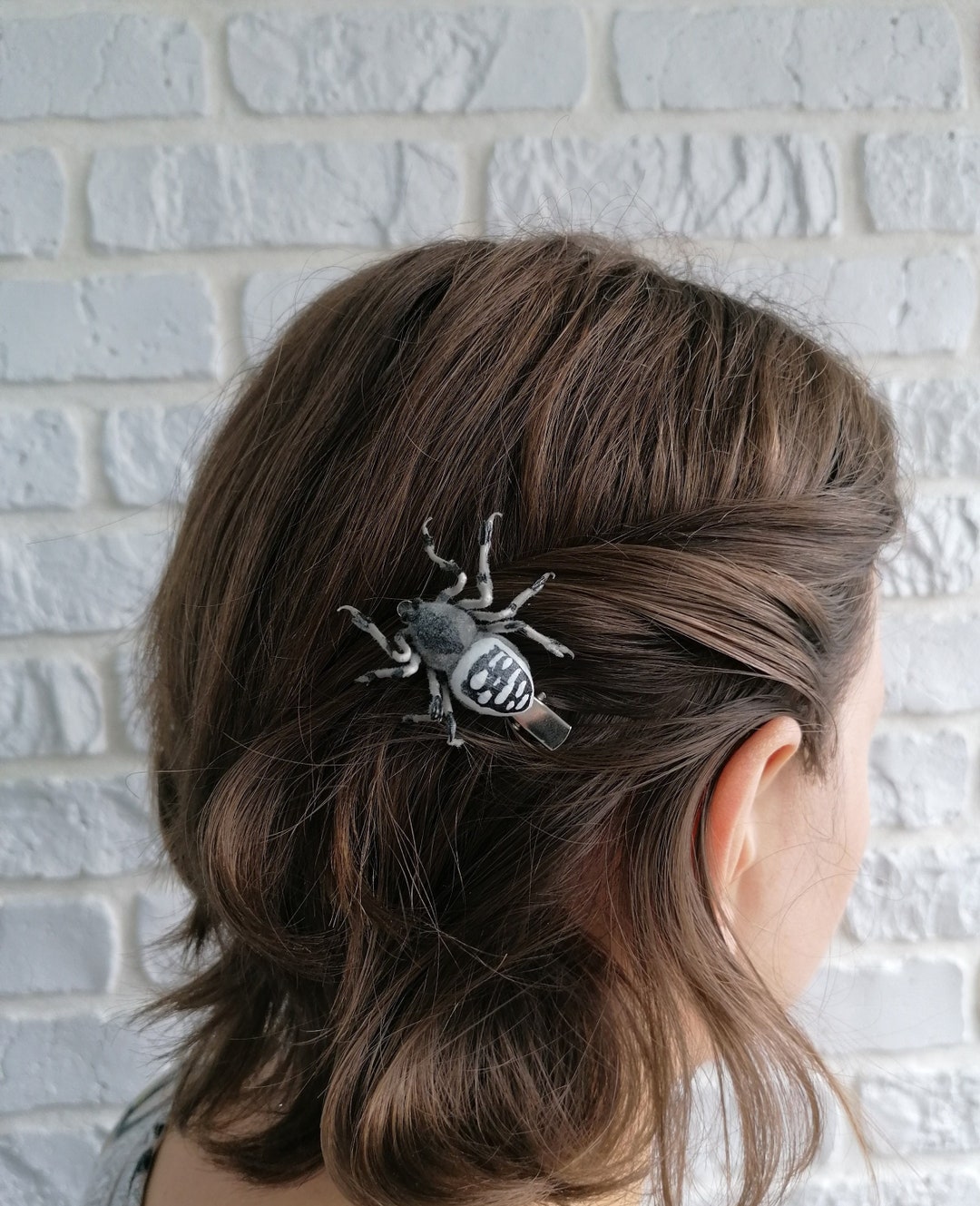 Spider Hair Pin Halloween Hair Clip Spider Miniature Hair Pins - Etsy