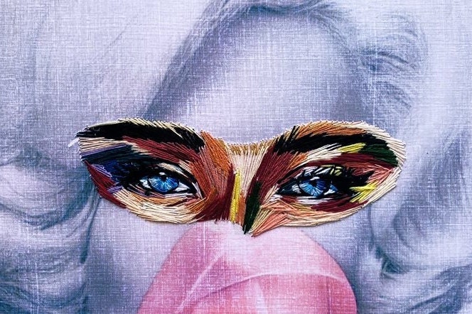 Fomenter, A3 Size Embroidery on Paper, Handmade, Handcraft, Stitches ...