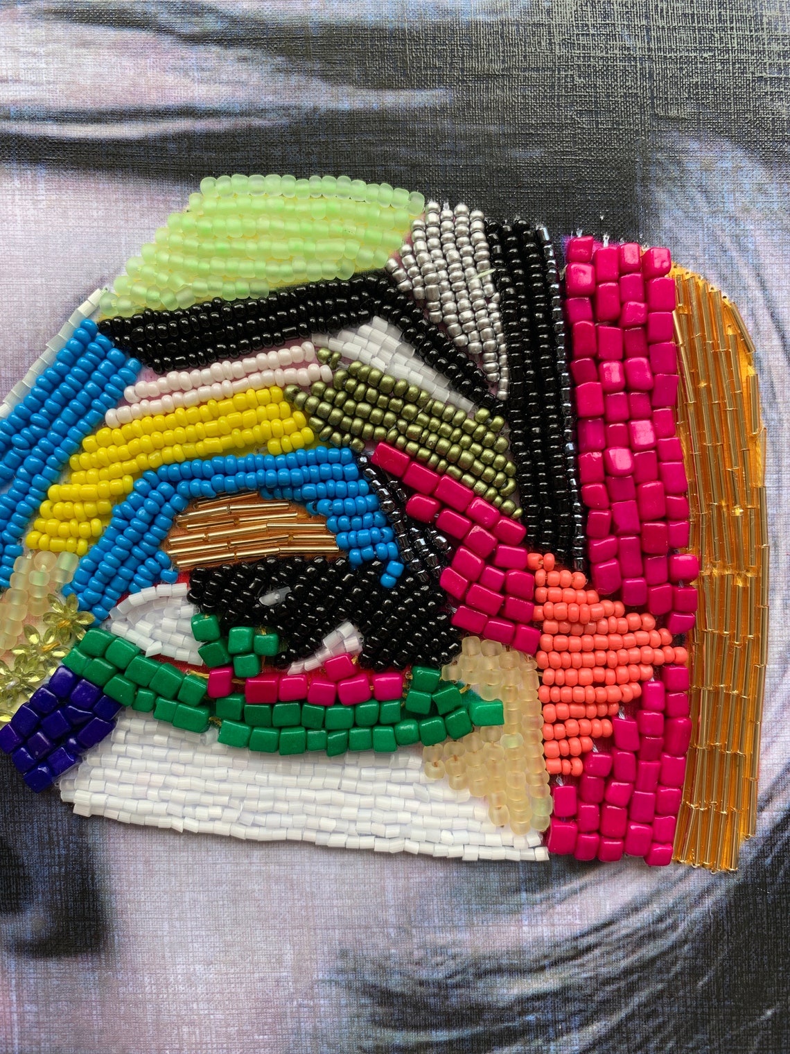 Aesthetics, Beads Stitches With on Poster, Handmade | A5 Size Beads ...