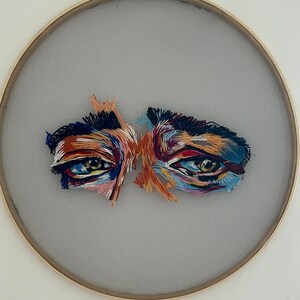 SORROW | Embroidery on Tulle, Embroidery Art, Embroidery, Needle and ...