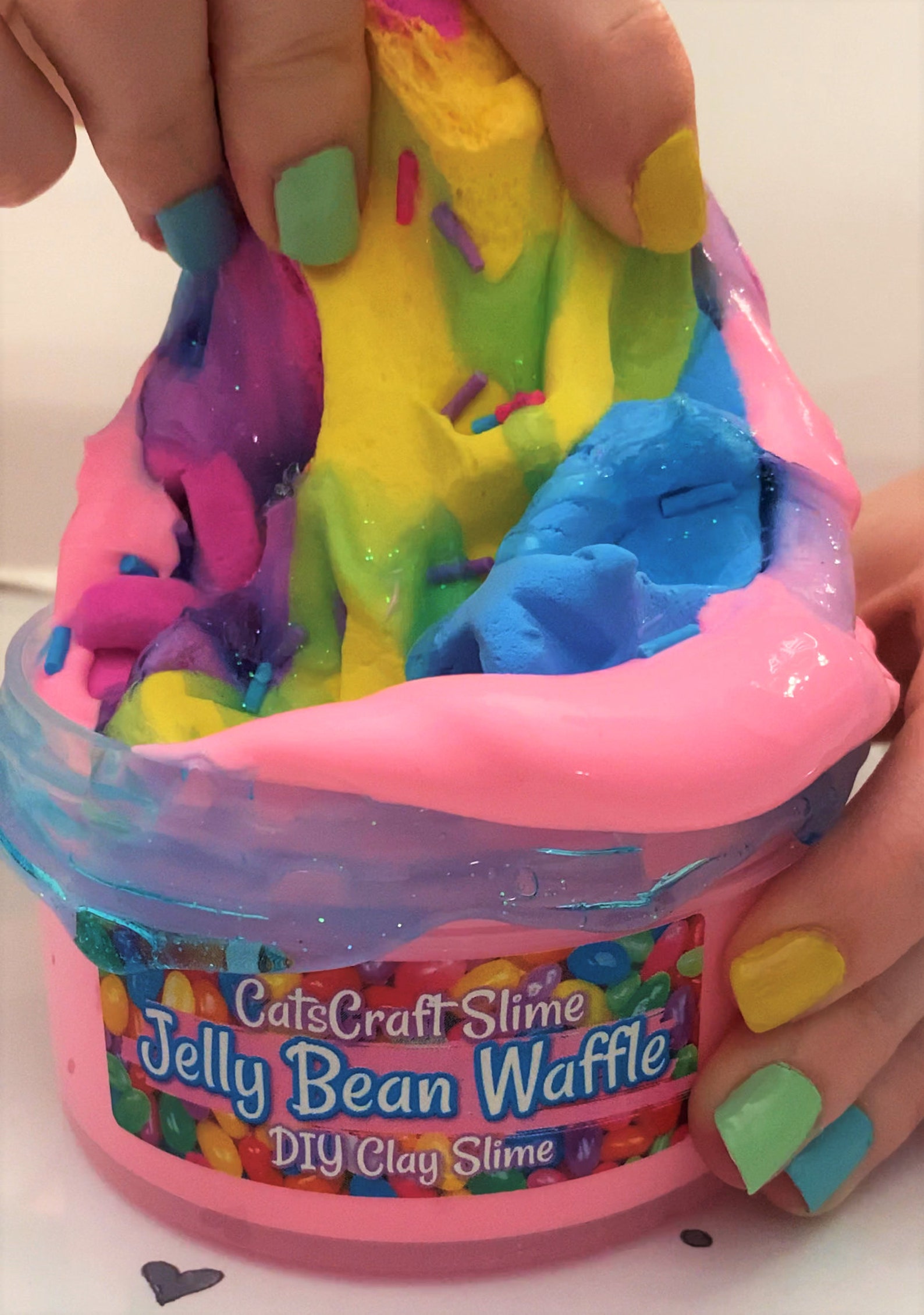DIY Clay Slay Slime Jellybean Waffle Scented | Etsy
