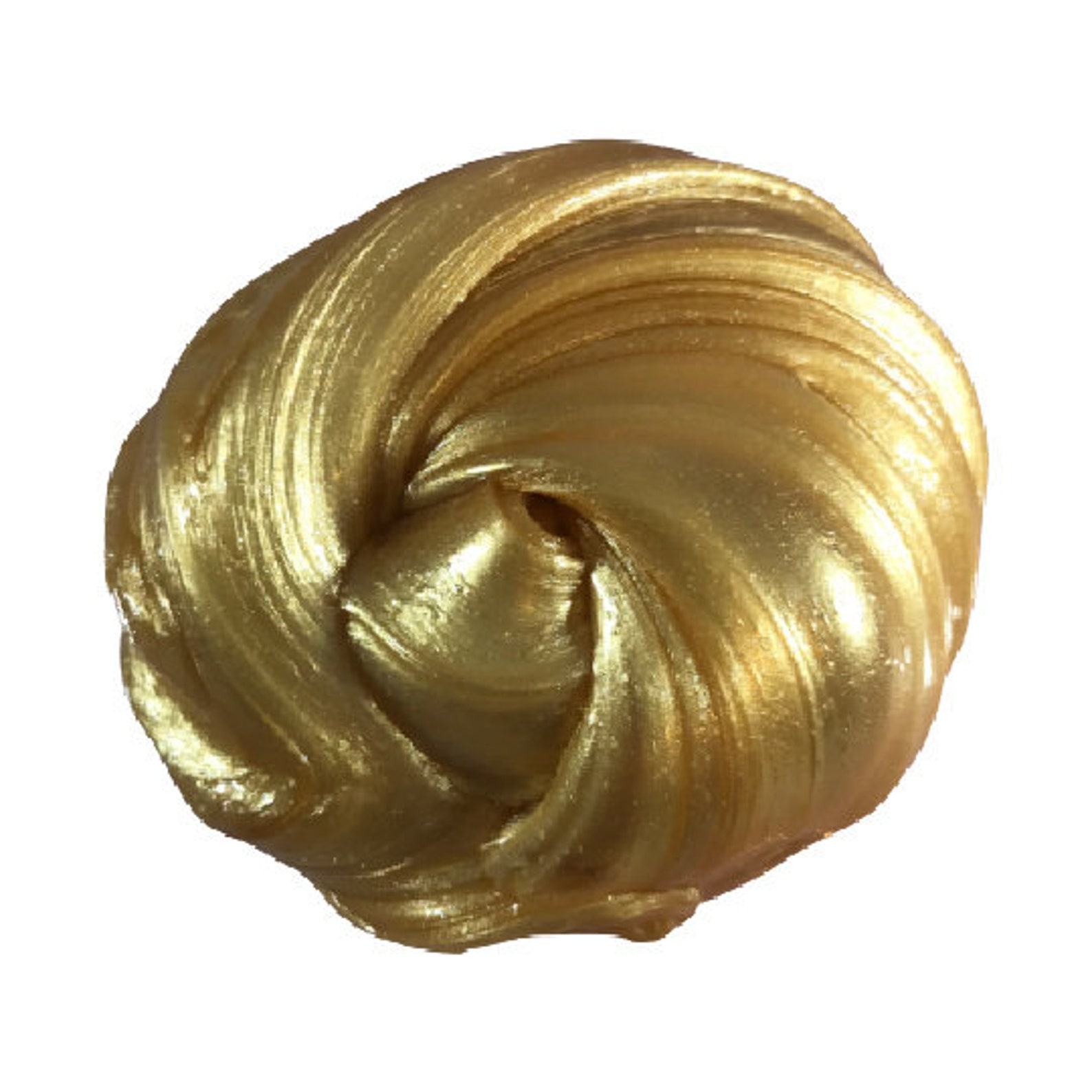 SCENTED Slime gold Pigmented Stretchy Clear Satisfying Slime ASMR 6oz ...