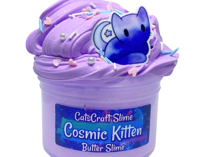 Butter Slime cosmic Kitten Purple Sprinkles - Etsy