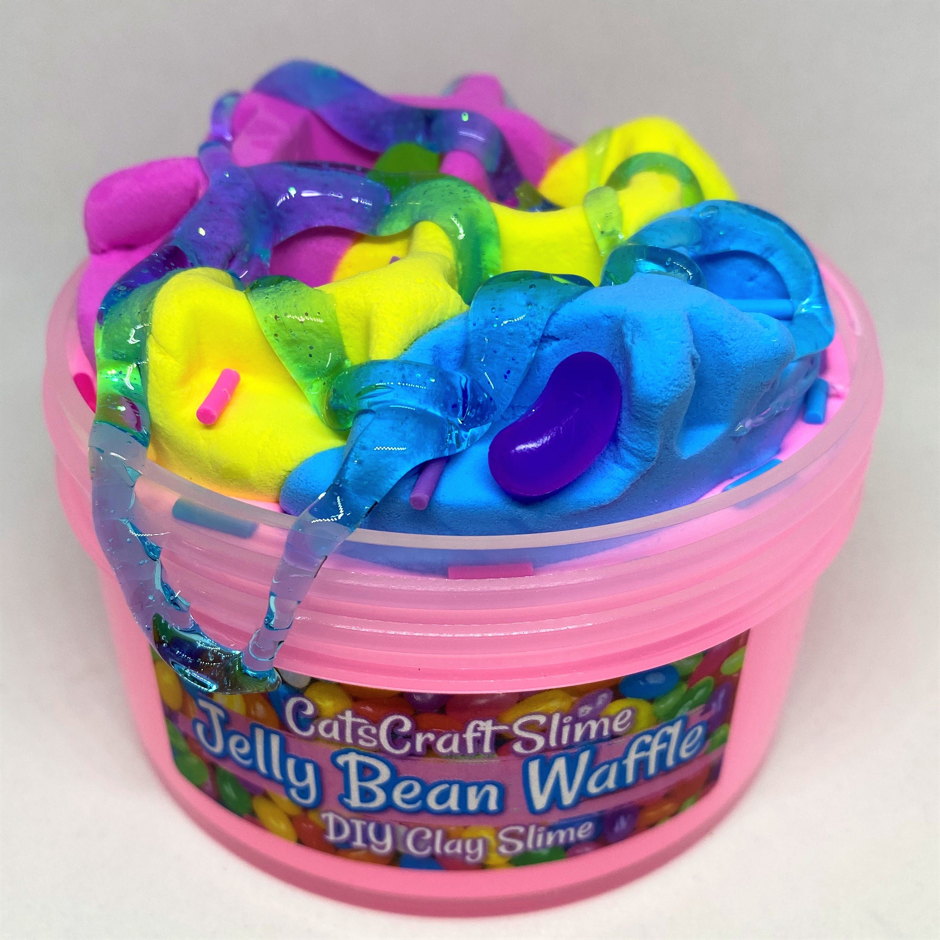 DIY Clay Slay Slime Jellybean Waffle Scented | Etsy