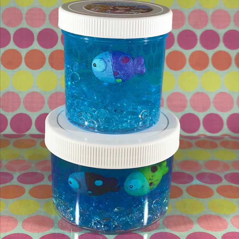 Stretchy Clear Fish Tank Fishbowl Slime ASMR 6 oz | Etsy