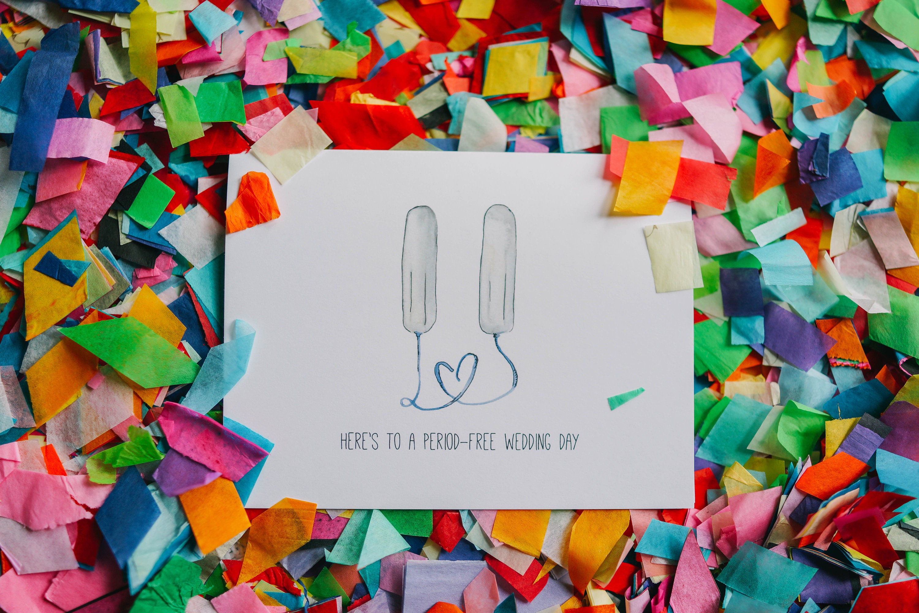 Lesbian Wedding Card Gay Wedding Card Tampon Greeting Card Queer