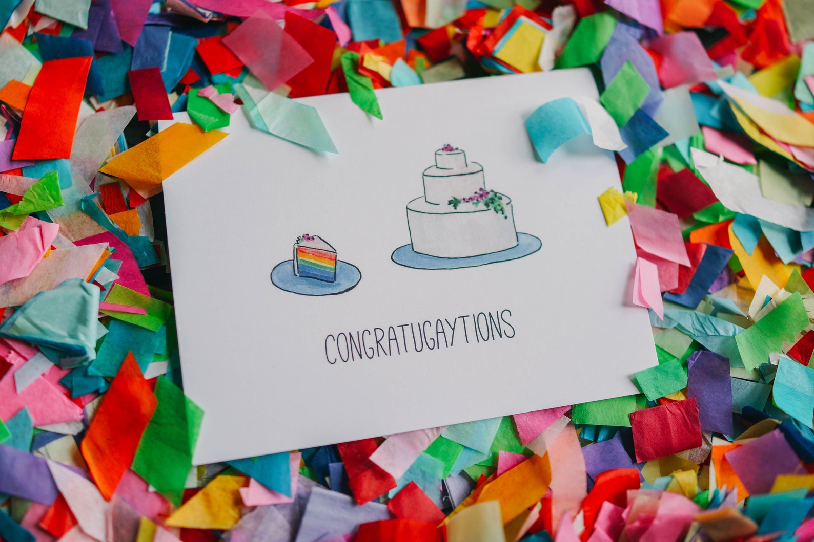 Gay Wedding Card Lesbian Wedding Card Gay Congratulations Etsy