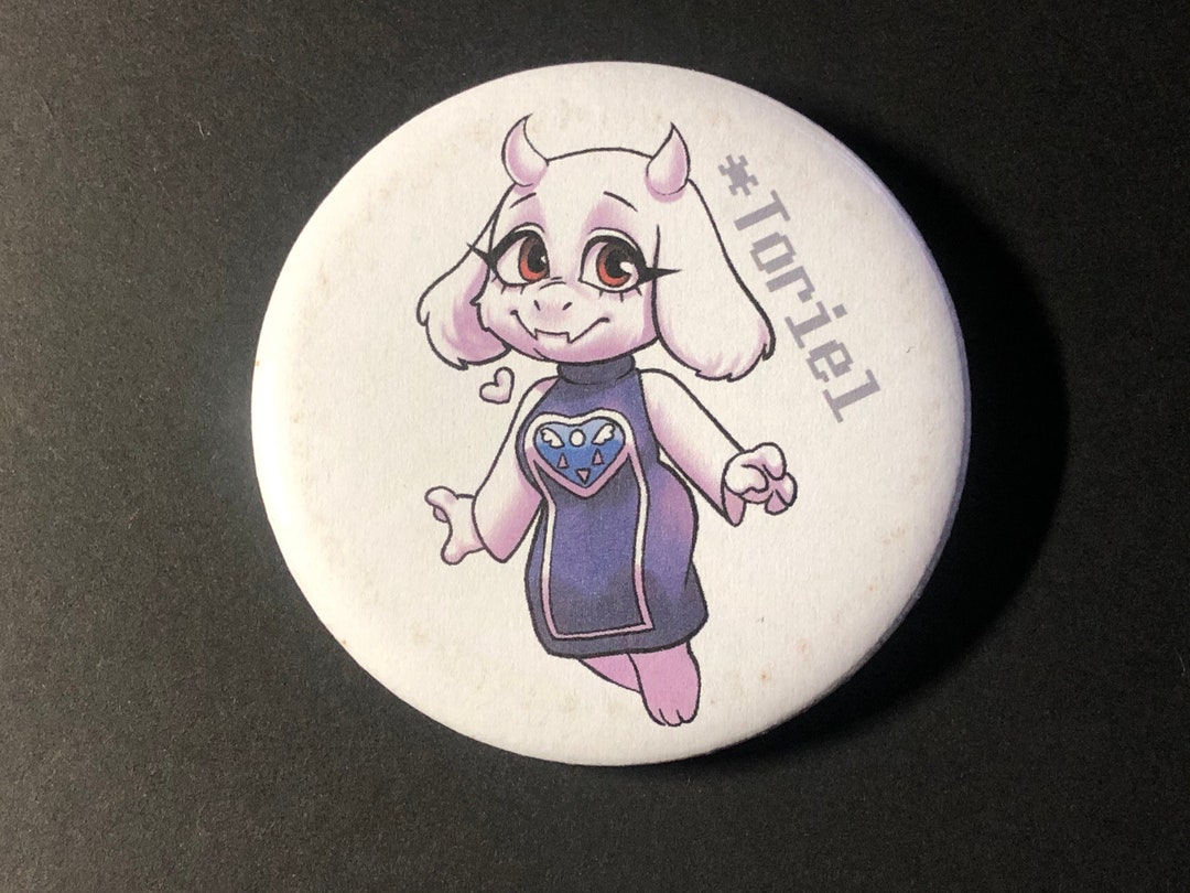 Undertale Buttons Royal Family Asriel Toriel Asgore 56mm - Etsy