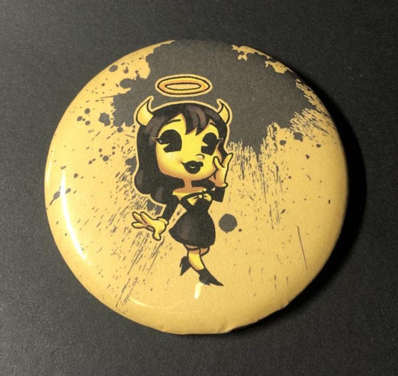 Bendy and the Ink Machine BATIM Buttons Ink Demon Boris Alice | Etsy