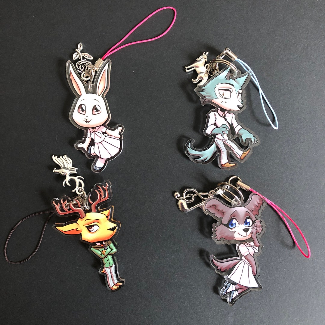 Beastars Keychains Louis Haru Juno - Etsy