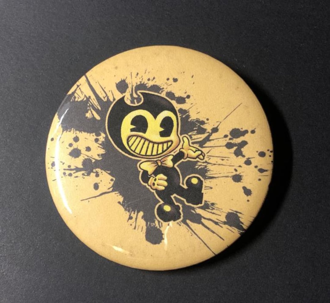 Bendy and the Ink Machine BATIM Buttons Ink Demon Boris Alice Angel ...