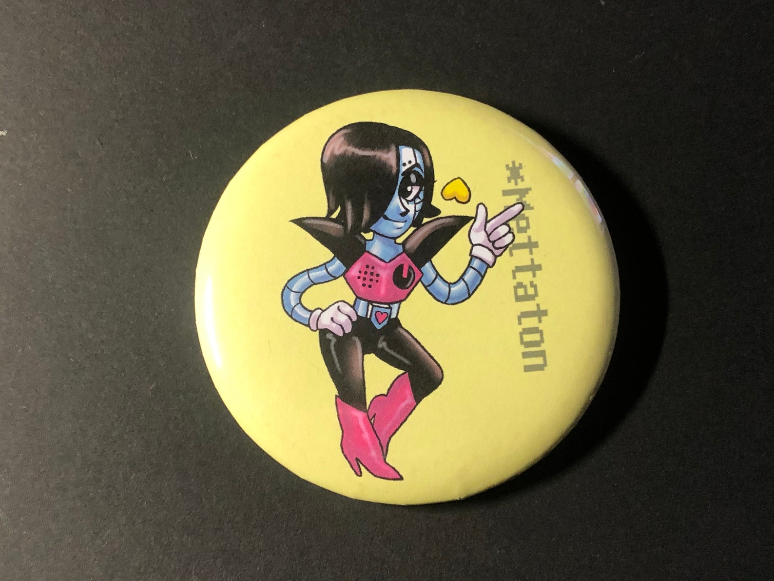 Undertale Buttons Undyne Alphys Muffet Mettaton Dog - Etsy