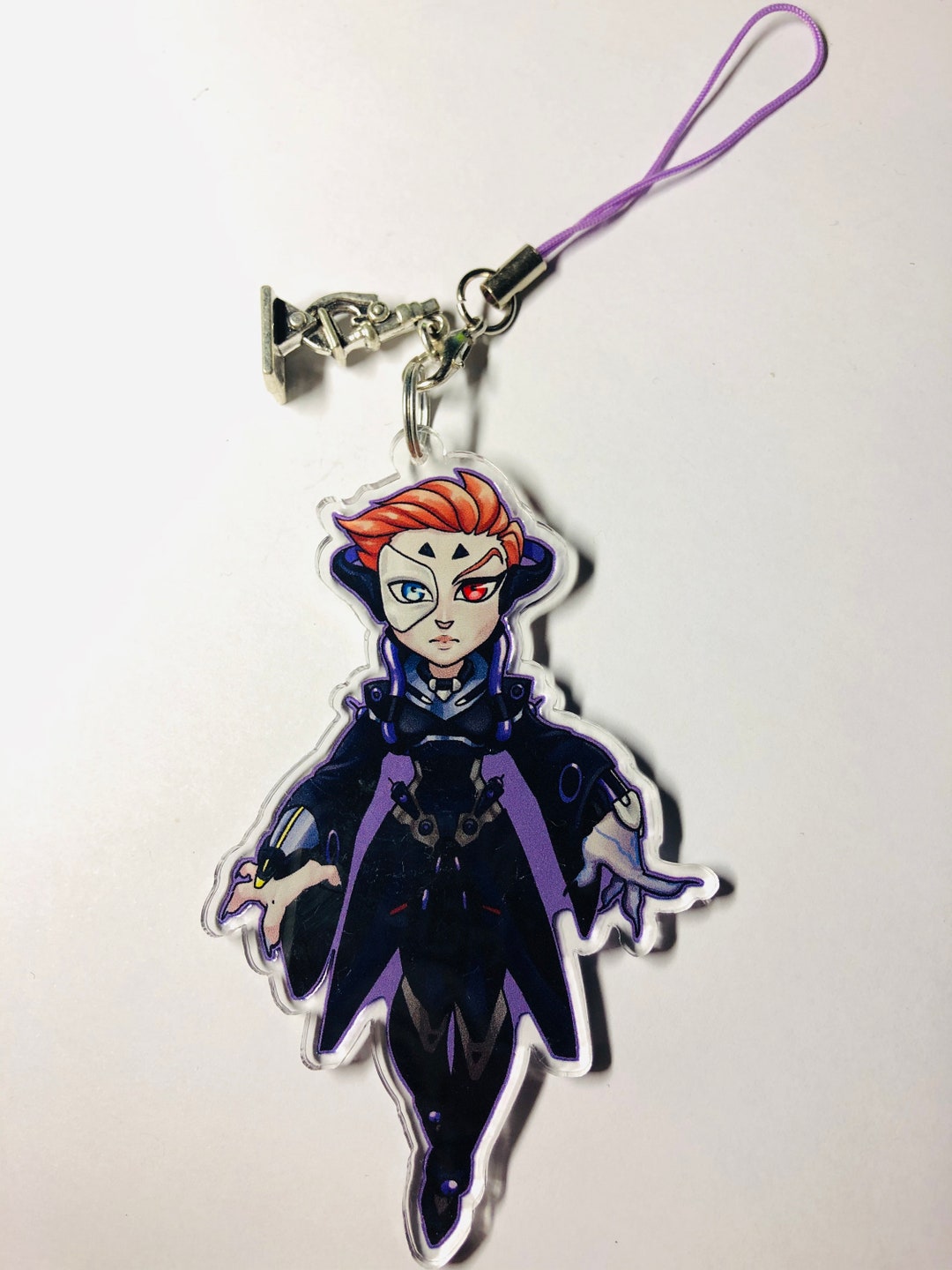 Overwatch Talon / Blackwatch Member Keychain Charms Reaper Moira Sombra ...