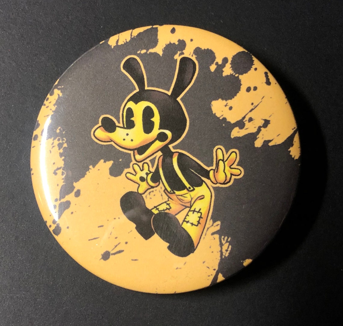Bendy and the Ink Machine BATIM Buttons Ink Demon Boris Alice | Etsy