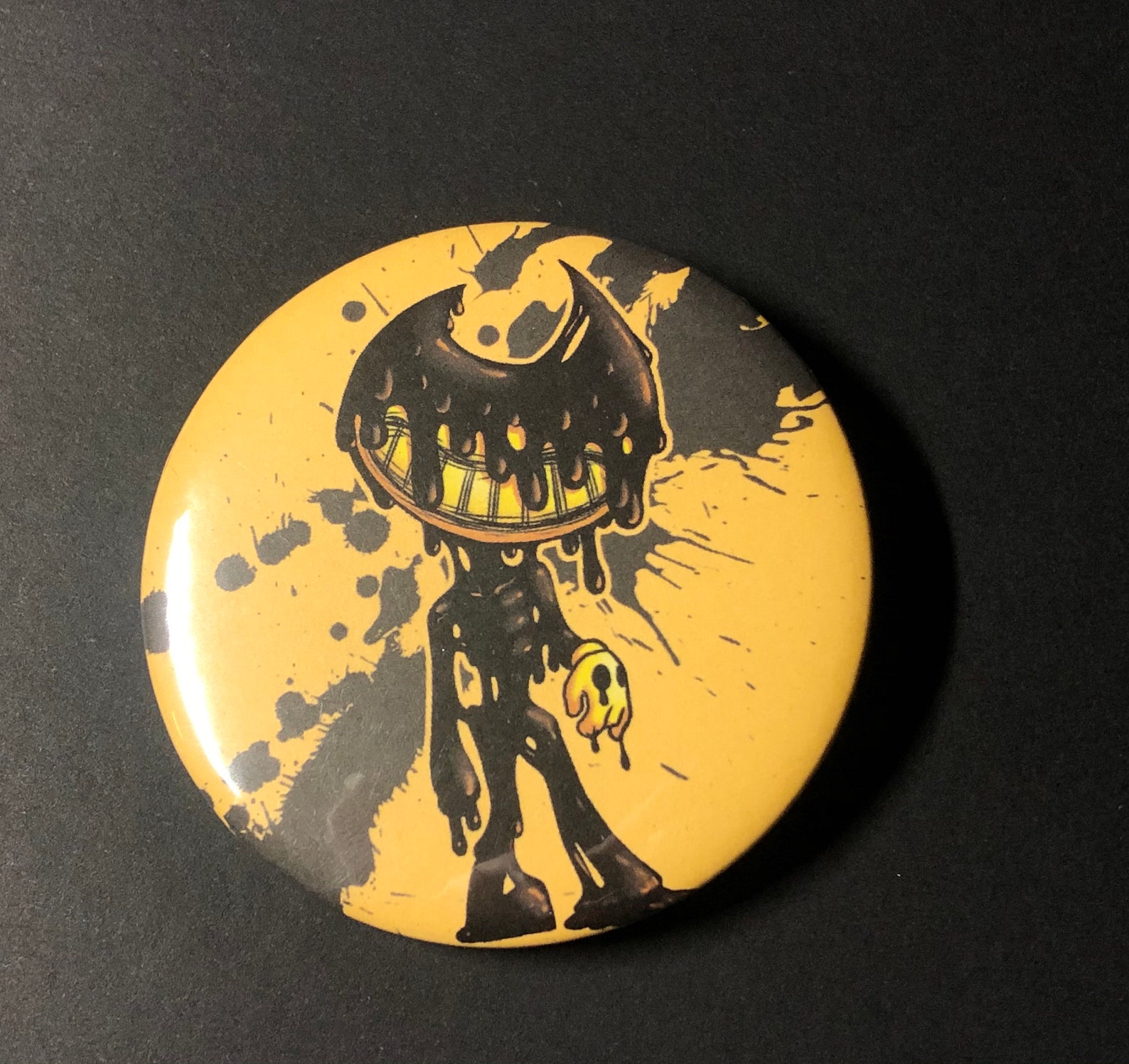 Bendy and the Ink Machine BATIM Buttons Ink Demon Boris Alice | Etsy