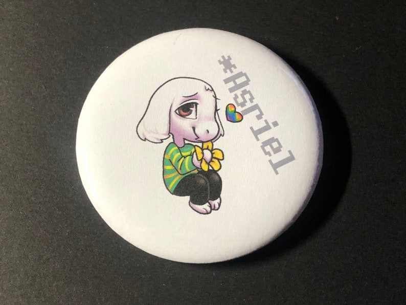 Undertale Buttons Royal Family Asriel Toriel Asgore 56mm - Etsy