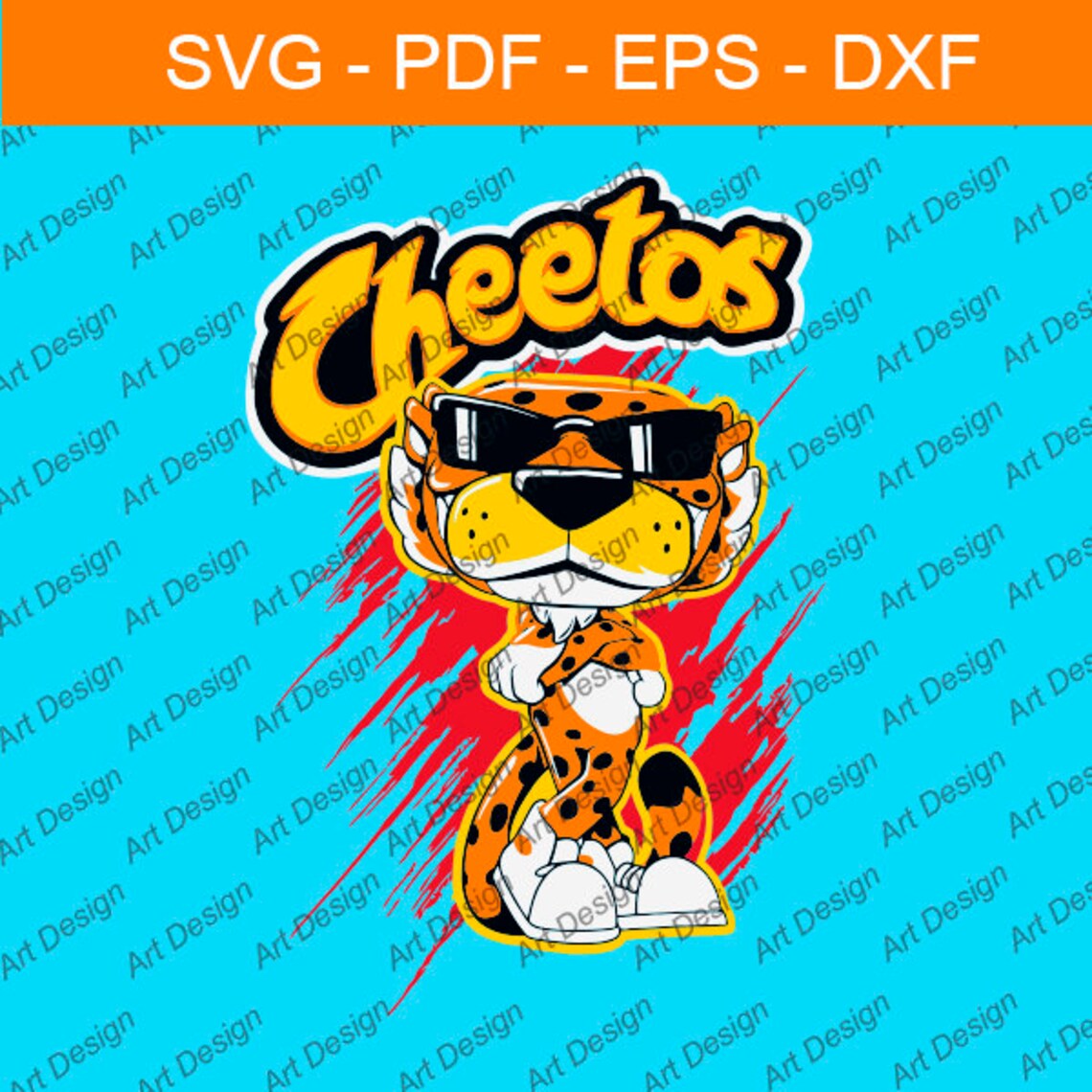 Cheetos Frito-lay Vector Clip Art Vector .svg.dxf.eps.pdf - Etsy Canada