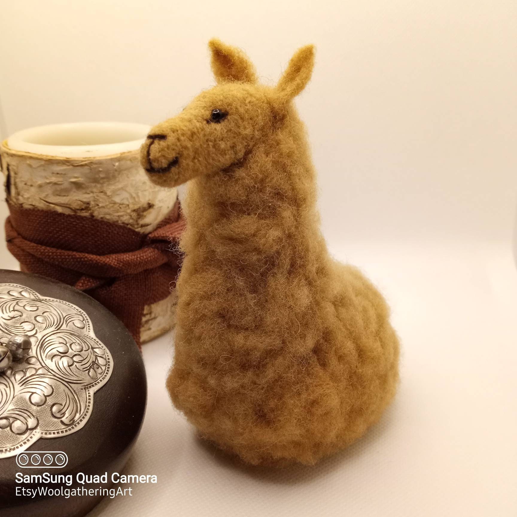 Needle Felted Animal | Felt Llama | Wool Llama | Waldorf Inspired ...