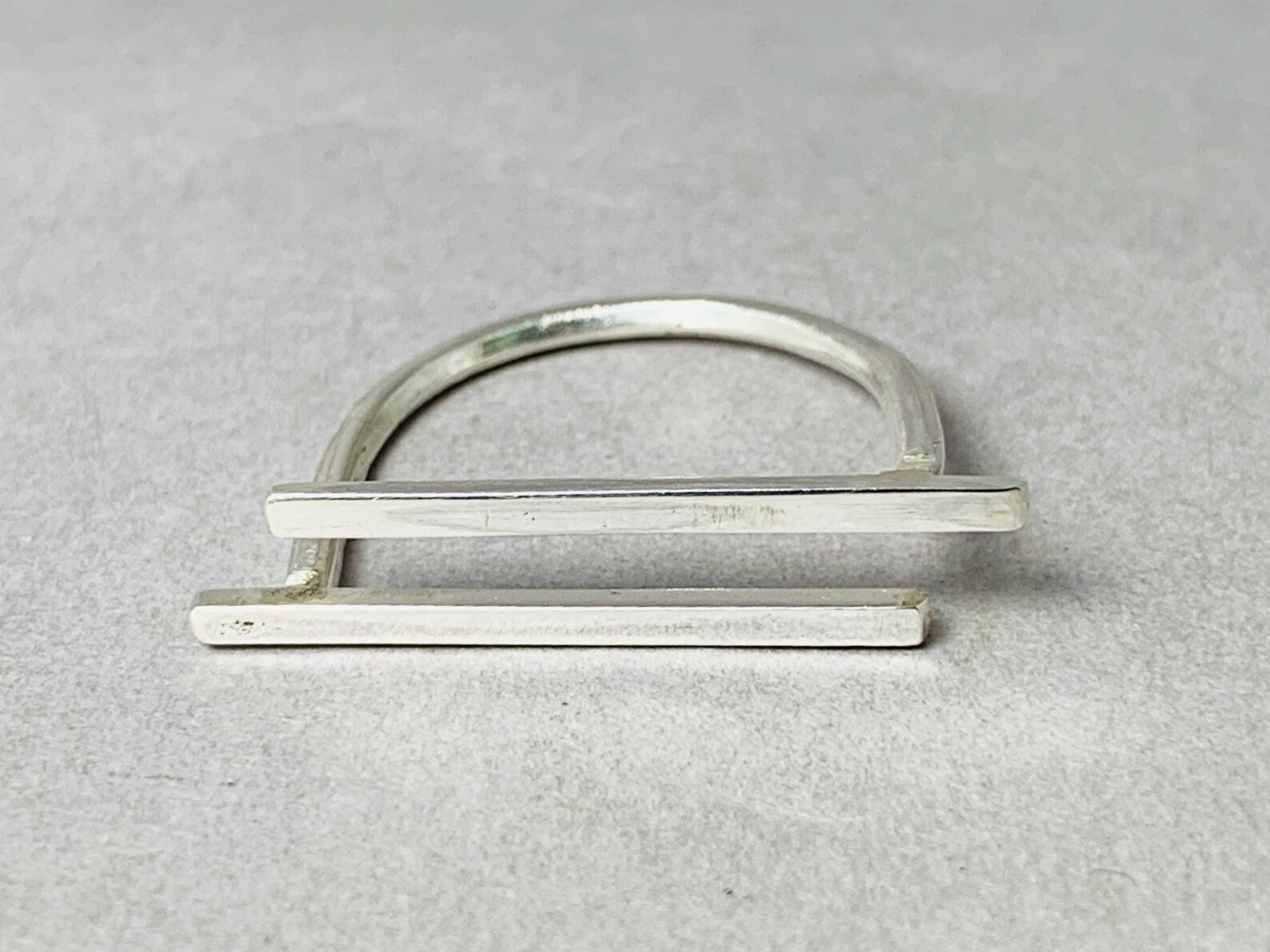 Double Bar Ring 925 Sterling Silver Ring Delicate Ring - Etsy