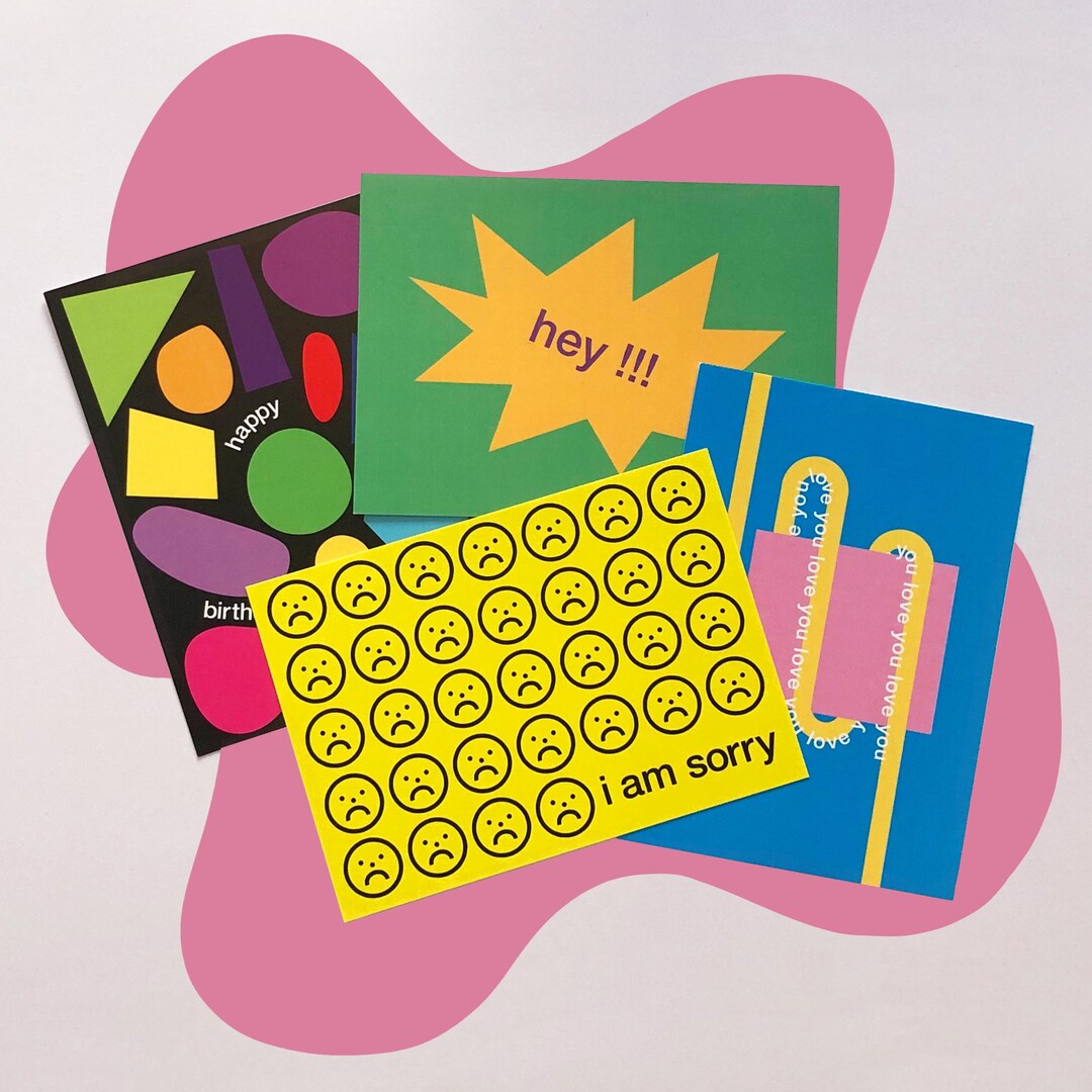 Graphic Greeting Cards by Ingrid Zijlema / unique, Cool, Fun, Colourful ...