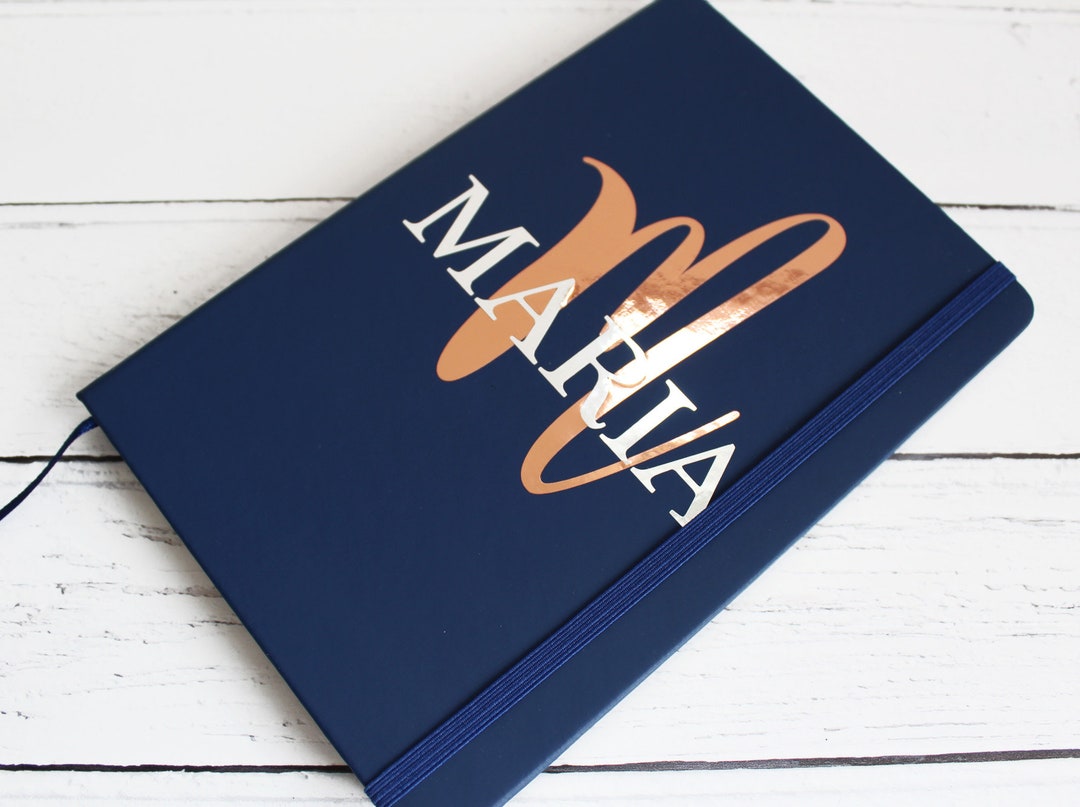 Soft Touch Hardback Personalised A5 Notebook Custom Journal - Etsy Italia