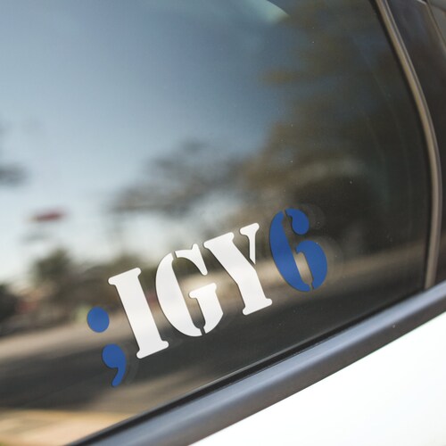 IGY6 Vinyl Decal I Got Your Six Blue Lives Matter Thin Blue - Etsy