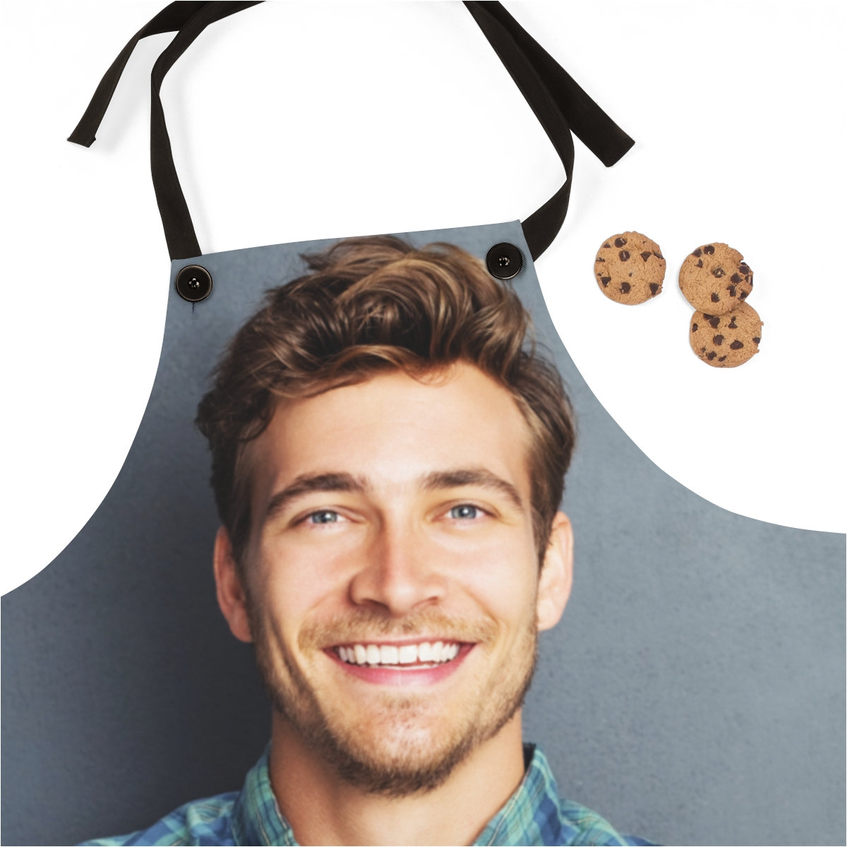 Photo Face Apron Personalized Photo Apron Funny Kitchen | Etsy