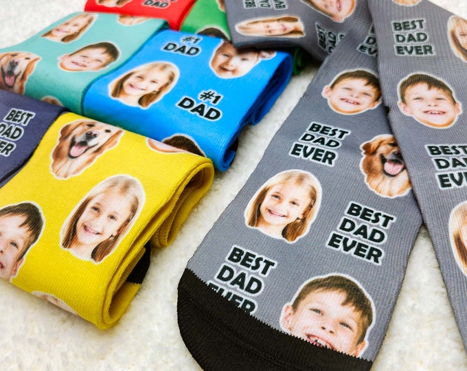 Custom Face Socks, Personalized Best Friends Photo Sock, Picture Face ...