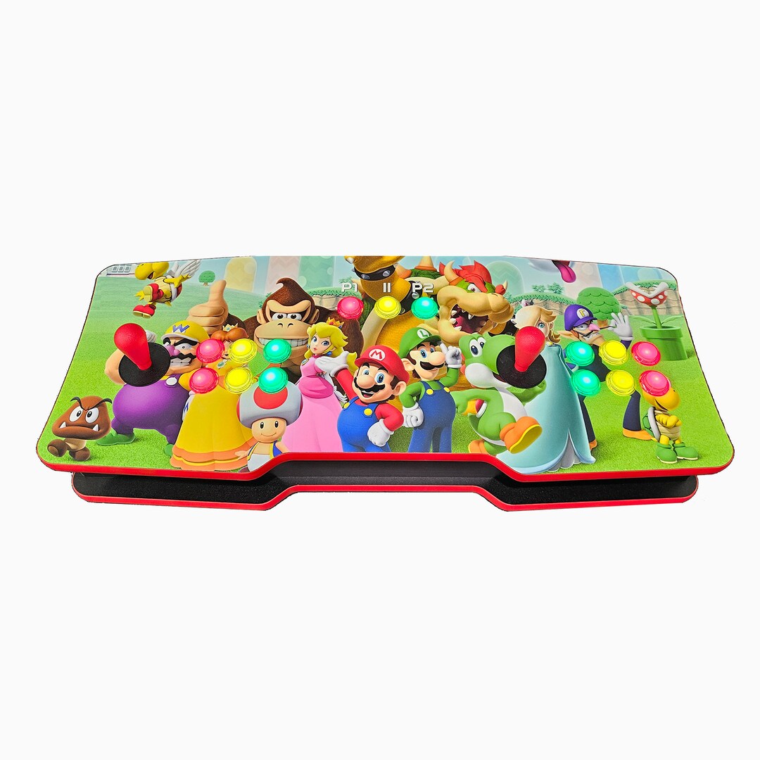 Mario 2 Player Arcade Stick, Great Gift Idea - Etsy