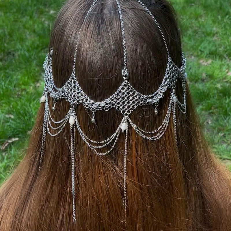 Chainmail Headdress - Etsy