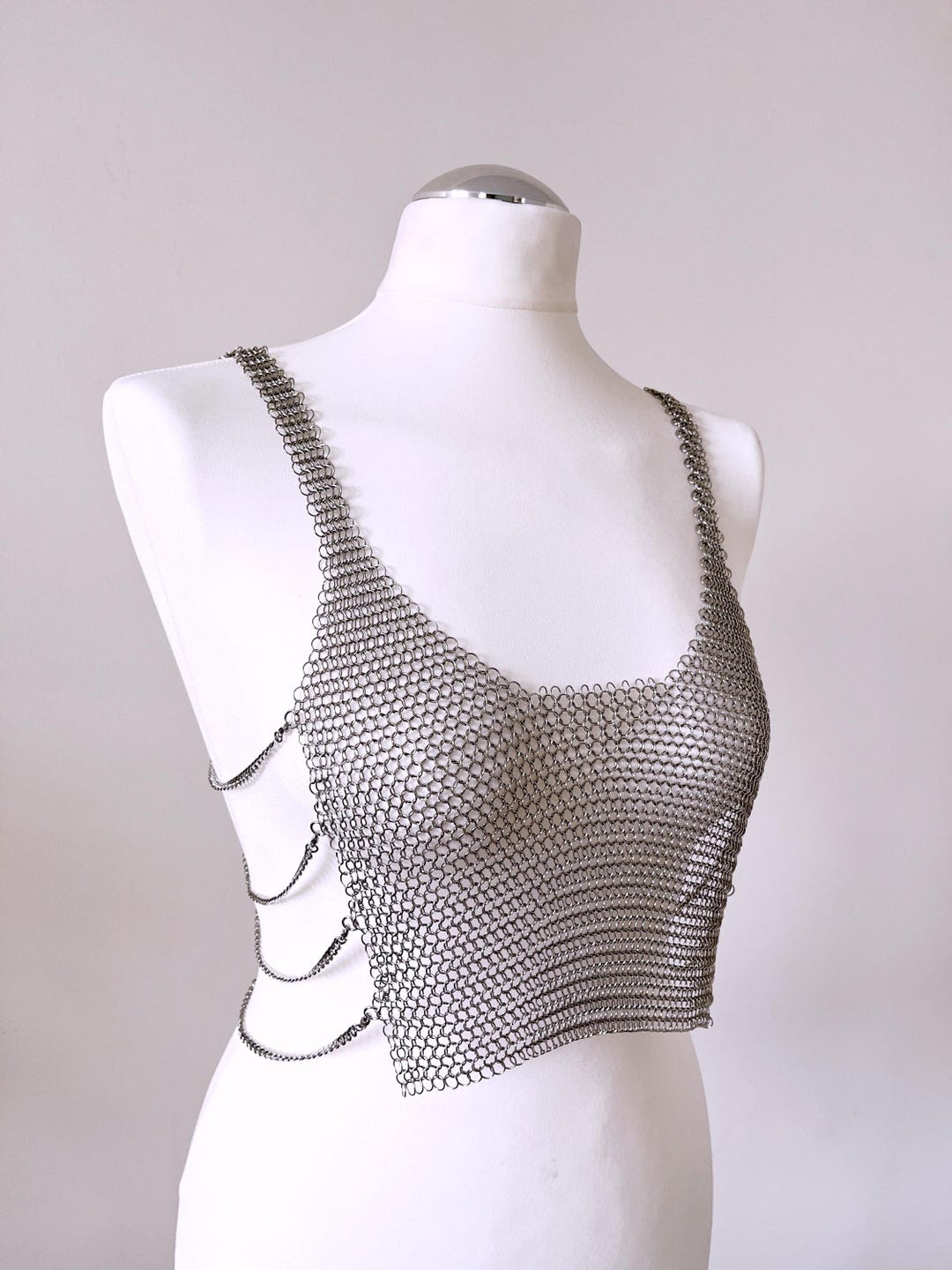 Chainmail Stainless Steel Top - Etsy
