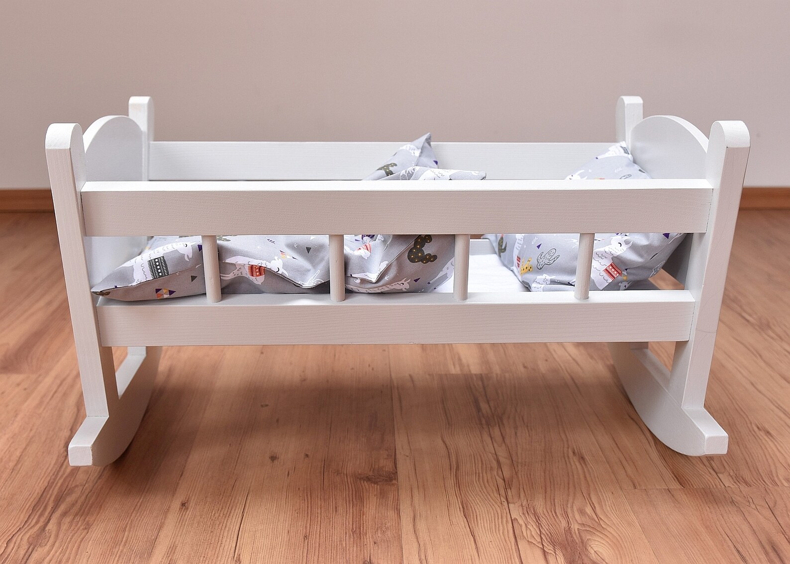 Baby Doll Cradle Custom Color Choice Wooden Toys Pretend | Etsy