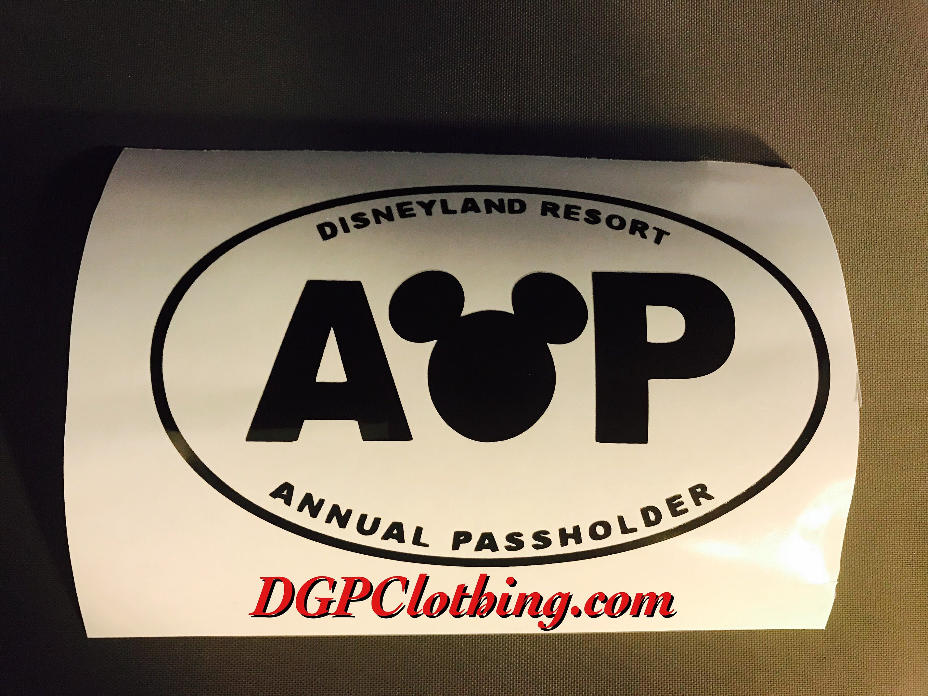 Disneyland Annual Passholder Decal Disney Disney Park - Etsy