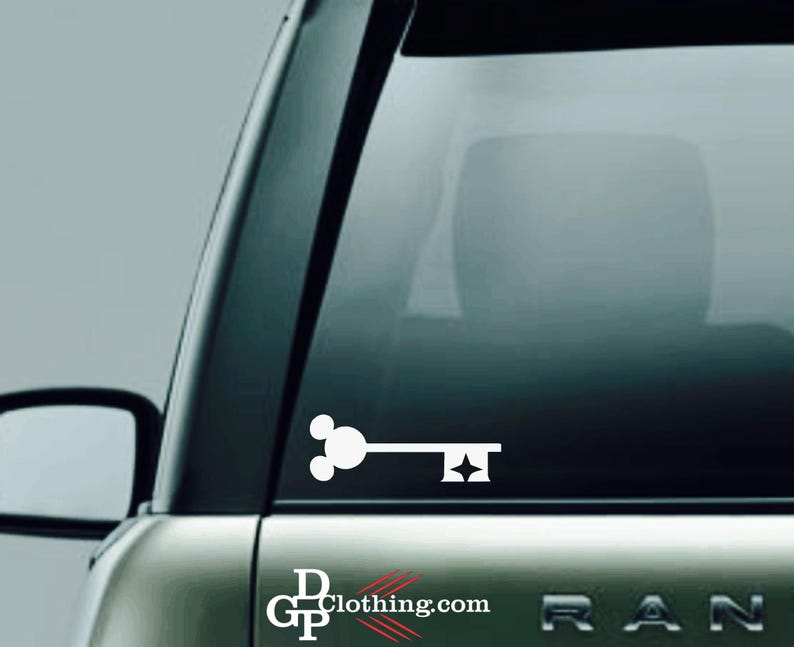 Disneyland Magic Key Car Decal - Etsy
