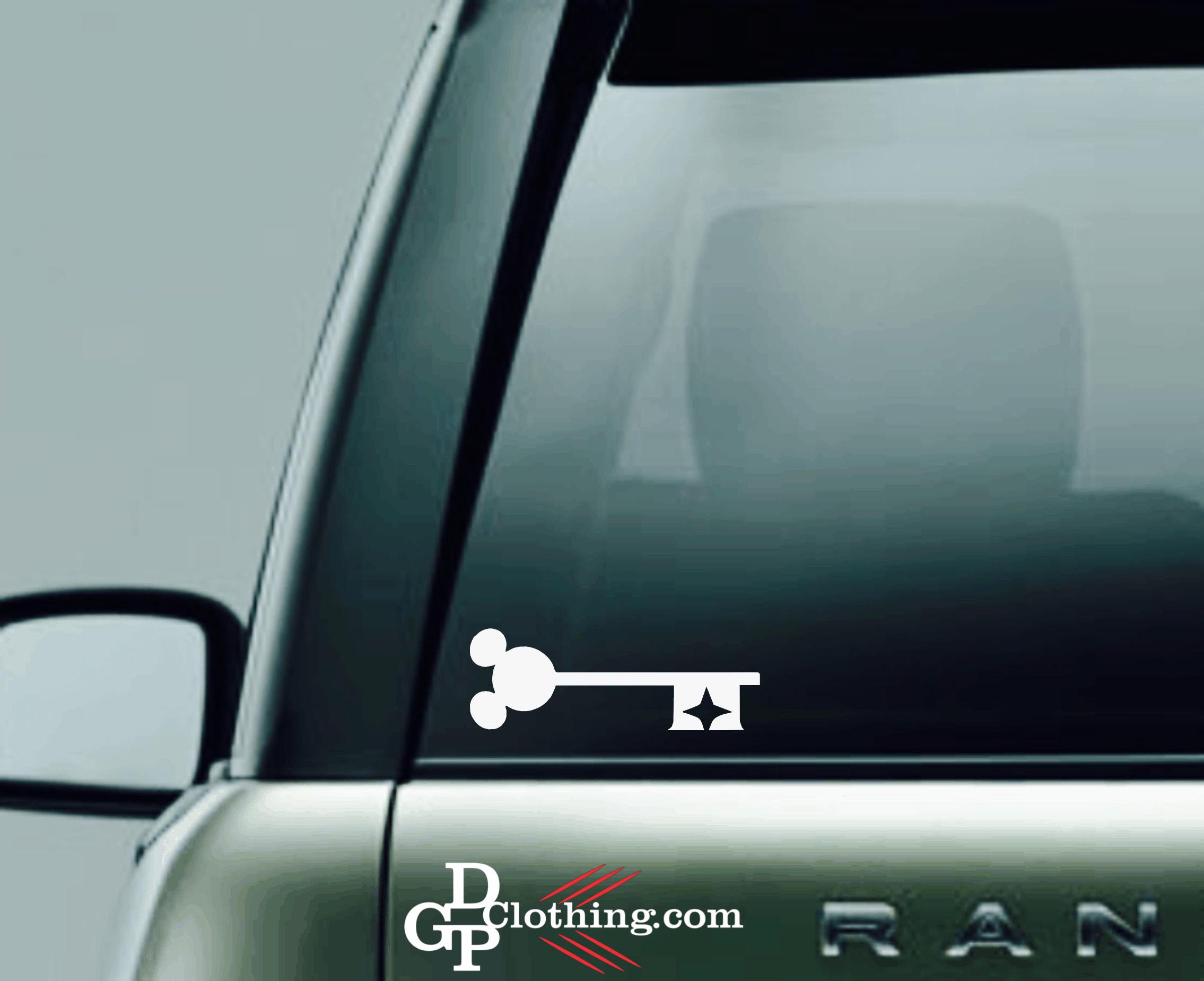 Disneyland Magic Key Car Decal - Etsy