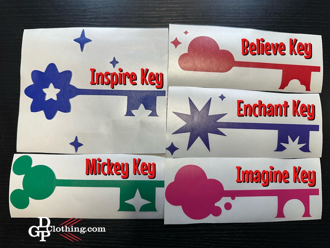 Disneyland Magic Key Car Decal - Etsy