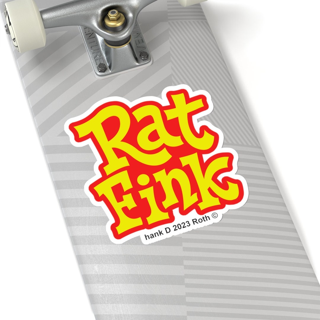 Ed Roth Inspired Radiant Rebel Fink Vinyl Sticker Kustom Kulture Decal ...