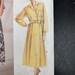 Vogue American Designer Ralph Lauren Sewing Pattern 1722 80s Shirtdress ...