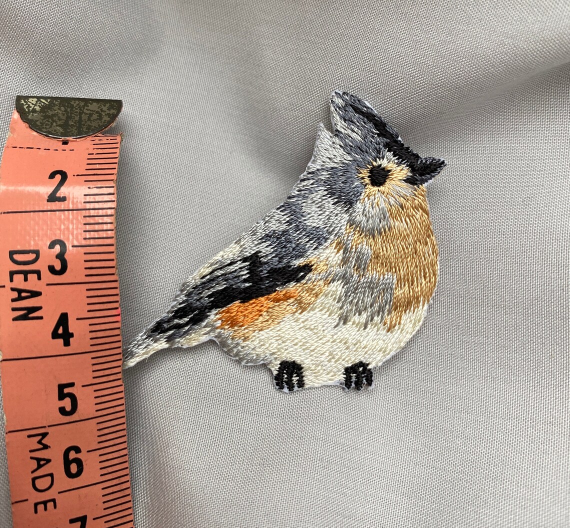 Bird Finch Patch for Bags and T-shirts. Cute Iron on Embroidery ...