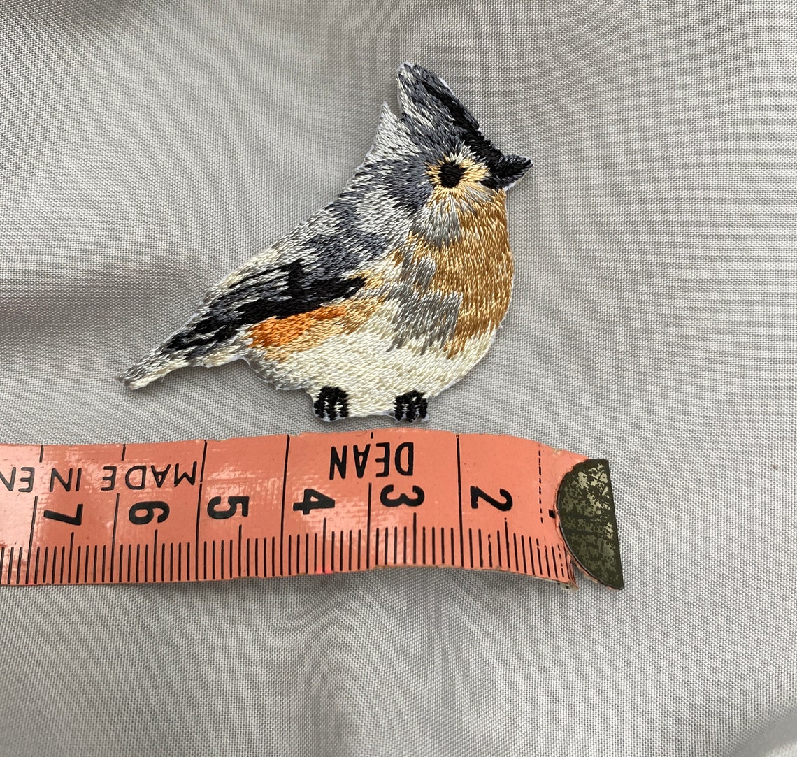 Bird Finch Patch for Bags and T-shirts. Cute Iron on Embroidery ...