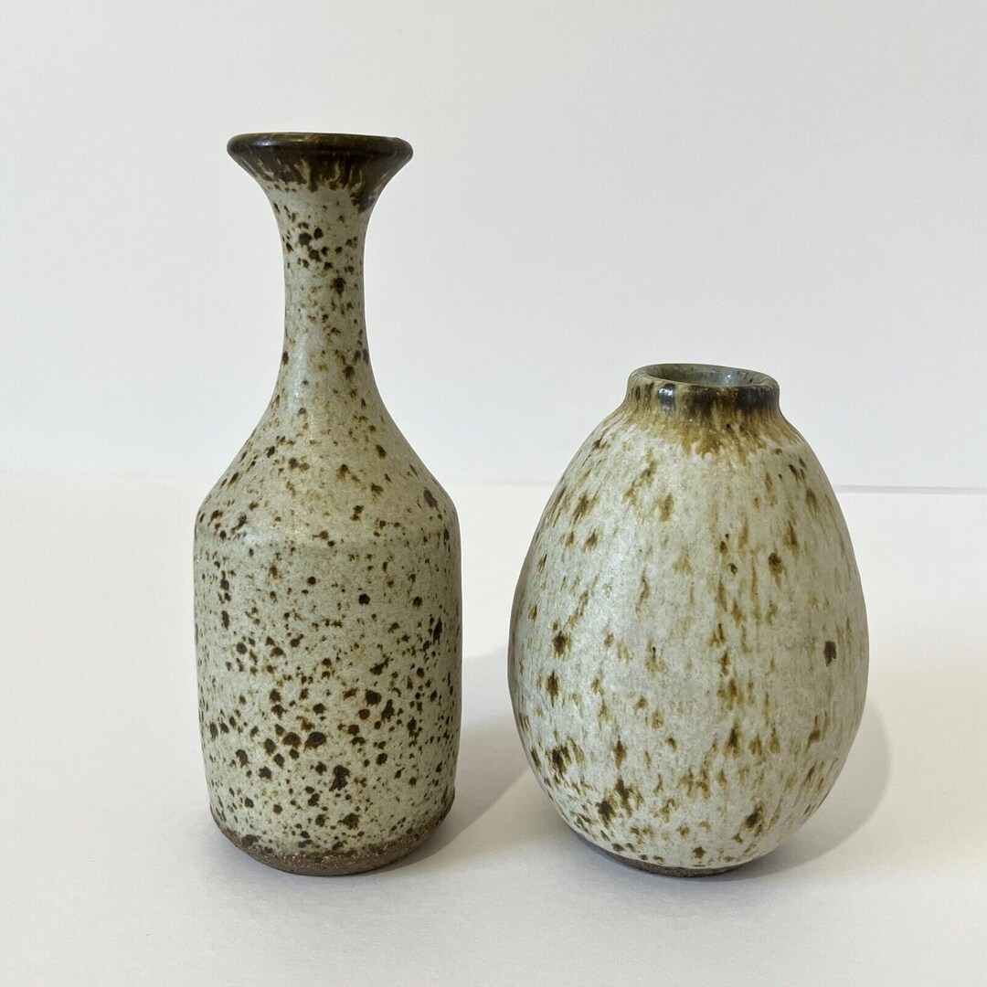 Alpha Potteries Studio Pottery Pair Small Bud Vase Pots - Etsy