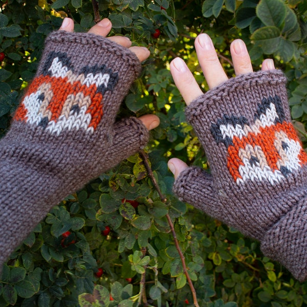 Fox Mittens - Etsy
