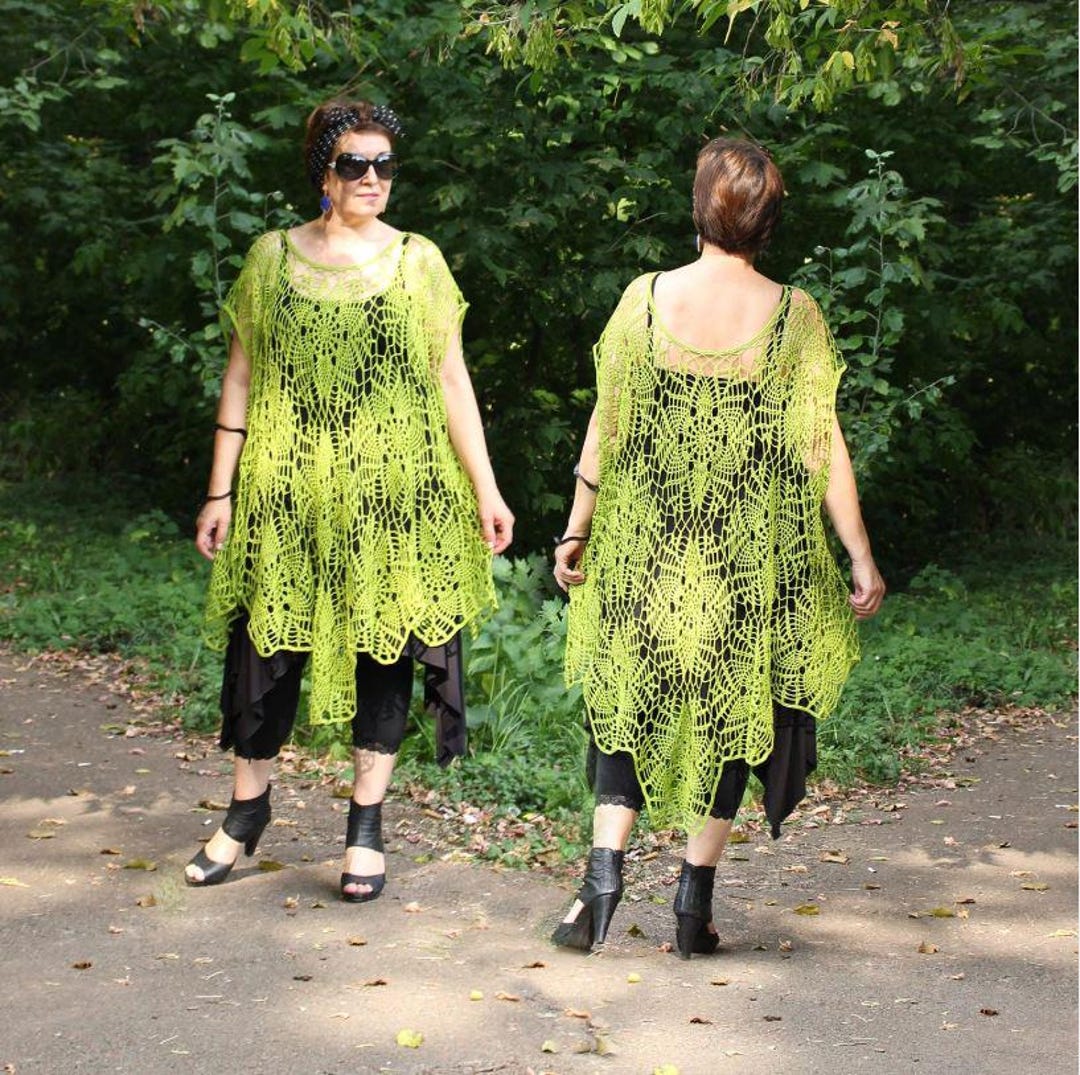 Loose Fitting Tunic Pattern - One Size Fits up to 5XL PDF - Comfy Plus ...