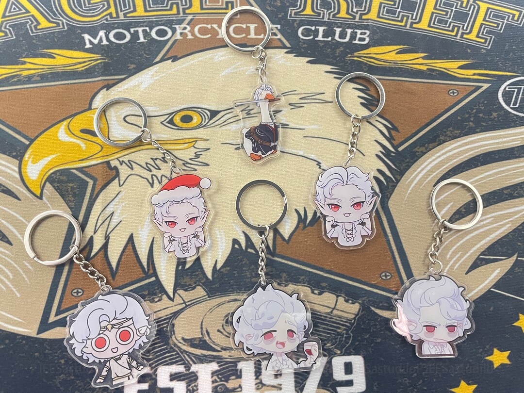 Baldur's Gate 3 Astarion Keychain Acrylic Keychain - Etsy UK