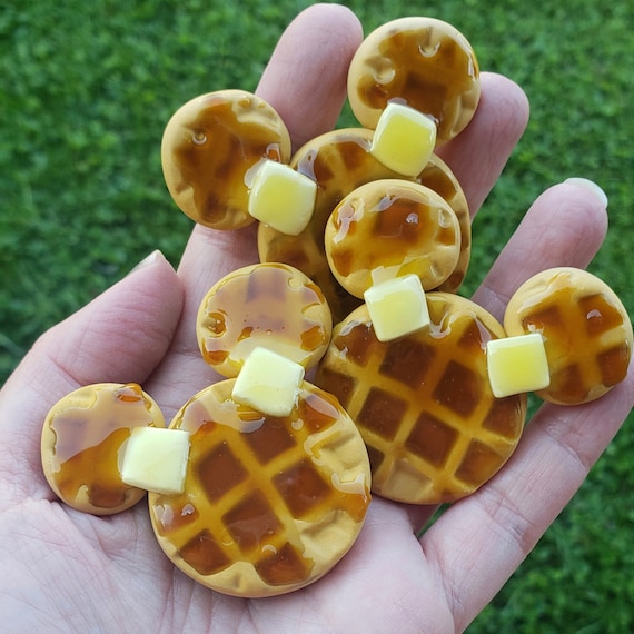 Whimsical Waffle Magnet - Etsy