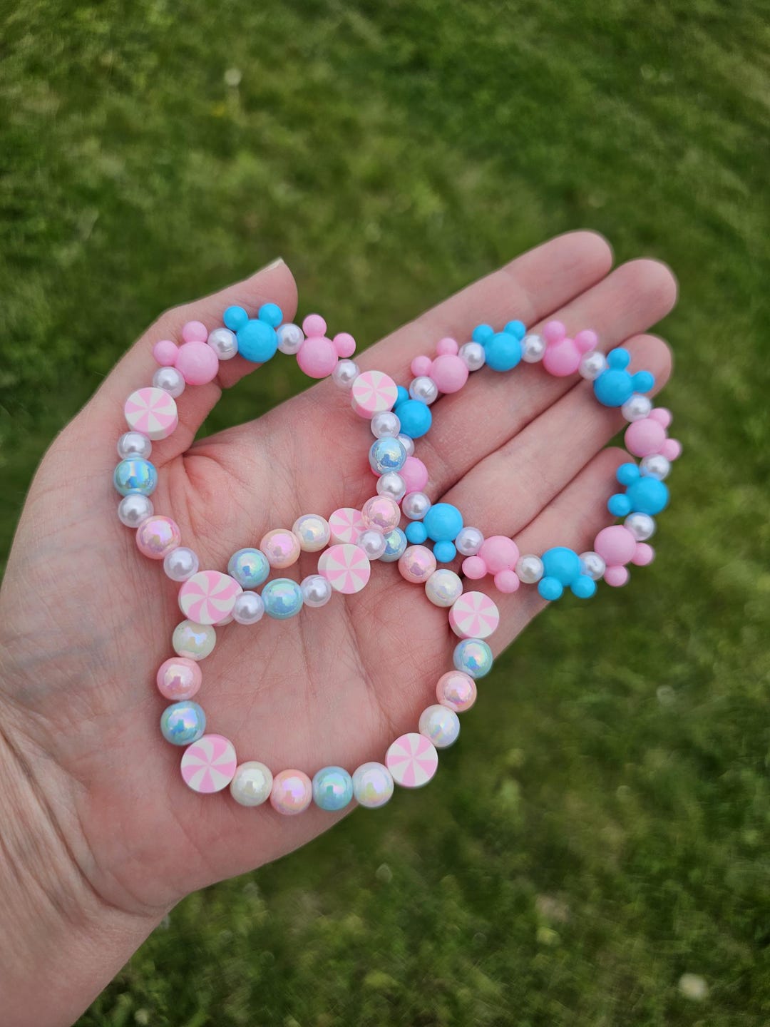 Cotton Candy Trio Beaded Bracelets - Set of 3 - Etsy