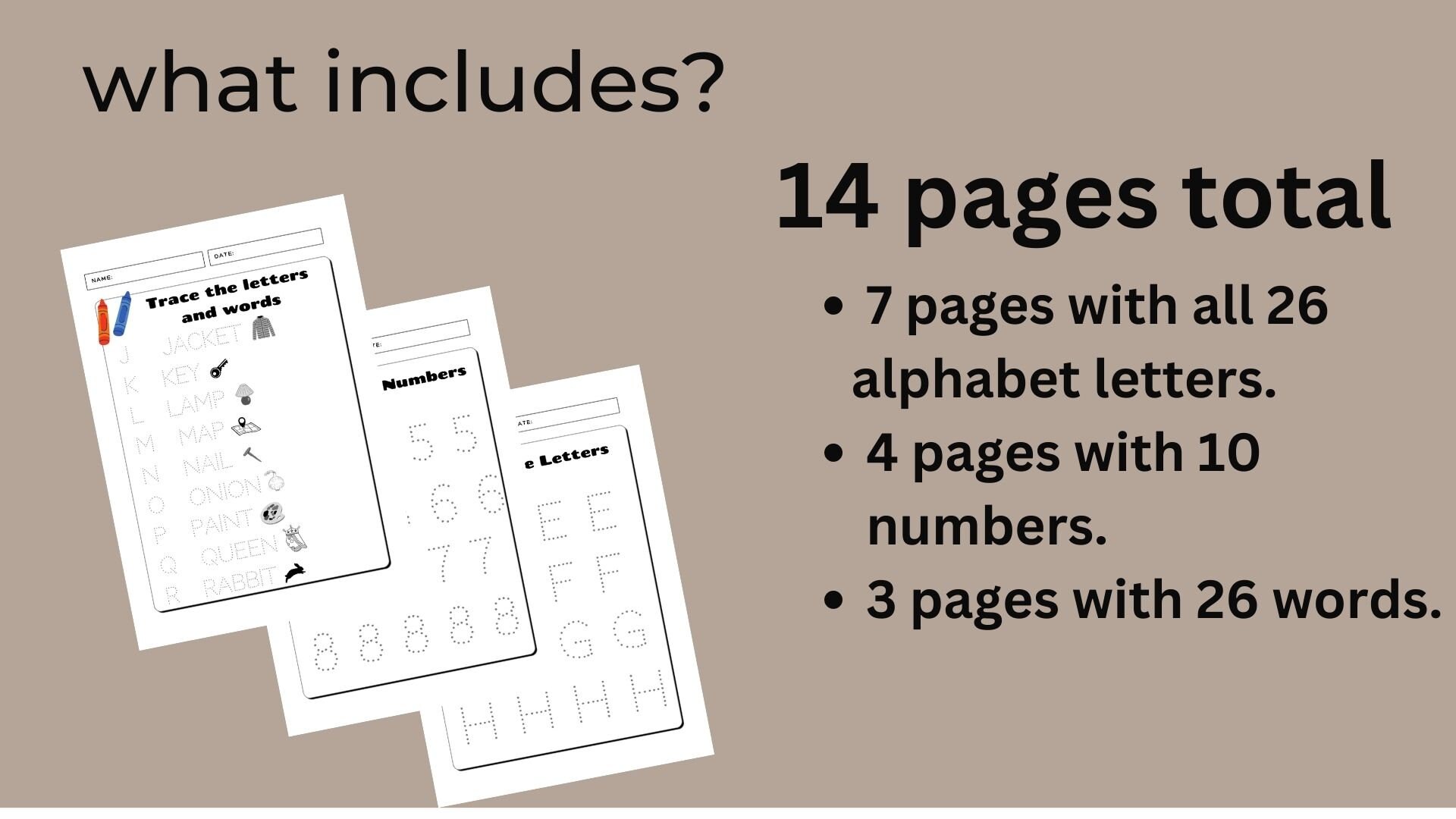 Alphabet Worksheets Printable Tracing Letters Homeschool Kids Letters ...