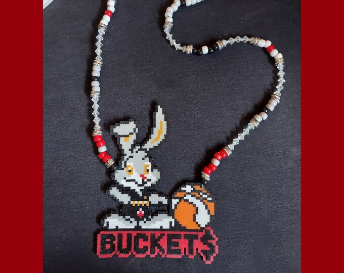 Las Vegas Aces - Buckets Perler Necklace - Etsy
