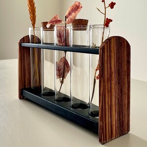 Test Tube Rack zebra Wood With Test Tubes - Etsy