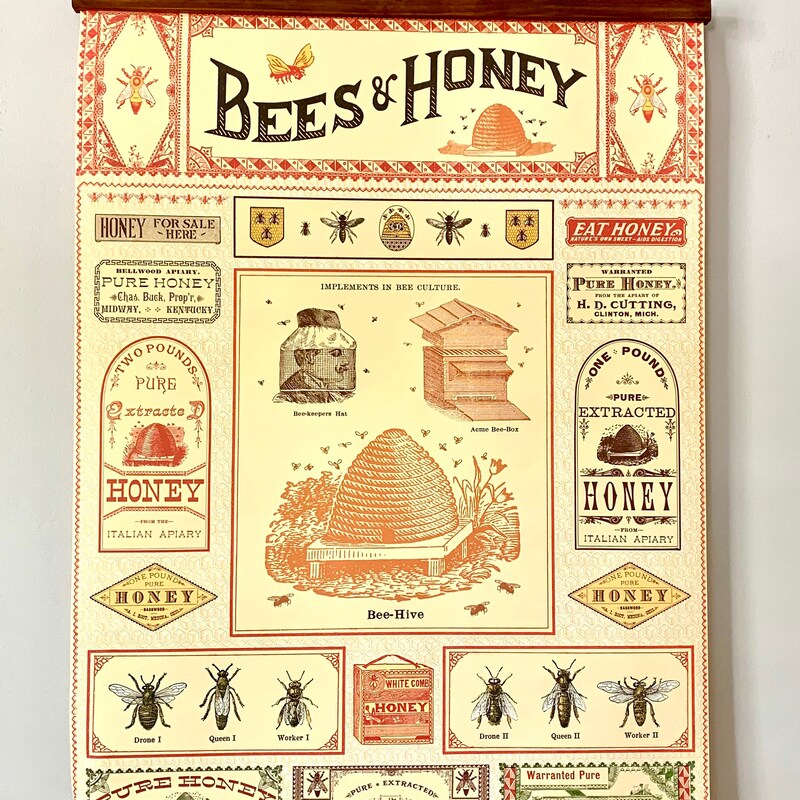 Bee Poster - Etsy